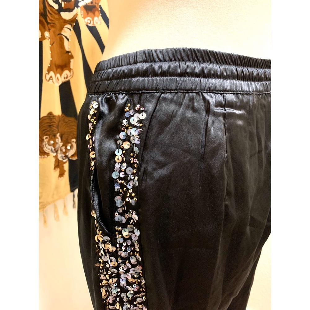Beautiful Satin Embellished Pants - Gem